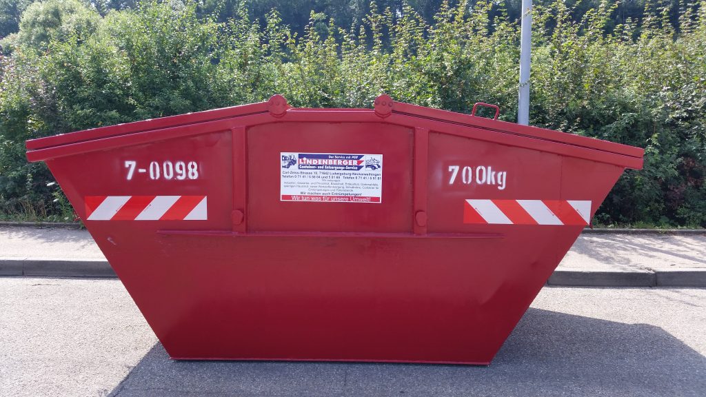 Absetzcontainer mit Deckel 7 m³ - Lindenberger Container- und ...